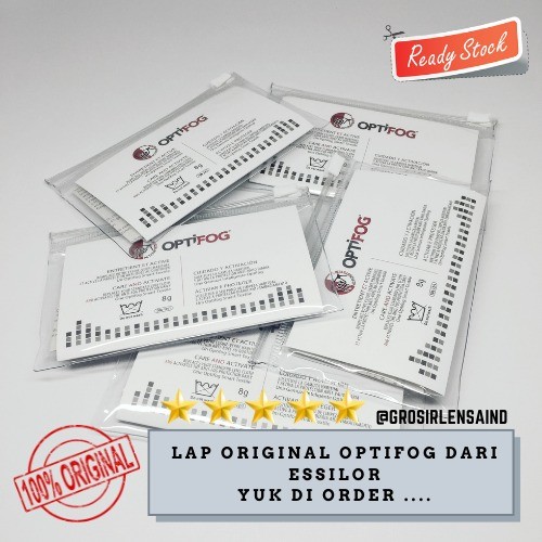 LAP OPTIFOG / LAP KACAMATA ANTI EMBUN ORIGINAL ESSILOR | Lazada Indonesia