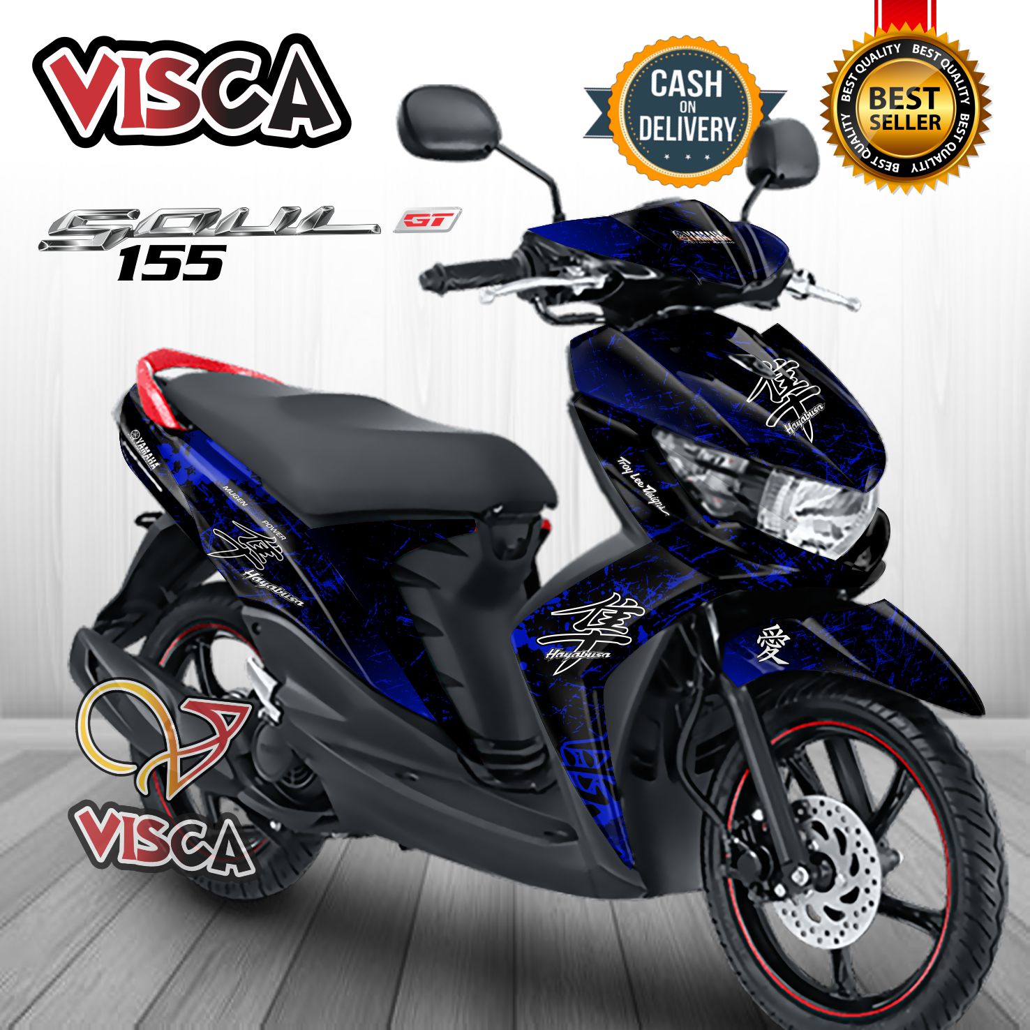 Decal Soul GT 115 Full Body Stiker Soul GT 115 Full Body Striping Soul ...