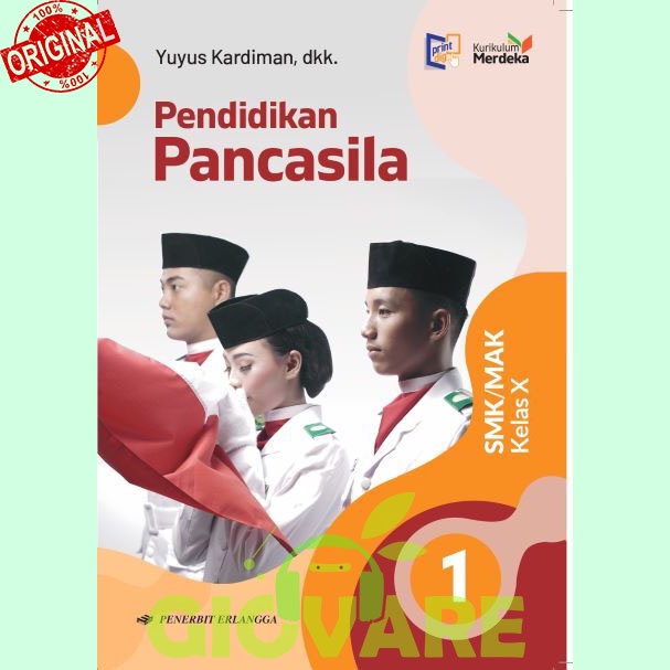 BUKU PENDIDIKAN PANCASILA KELAS 10 ERLANGGA KURIKULUM MERDEKA | PPKN SMK KELAS 10 KUMER | Lazada ...