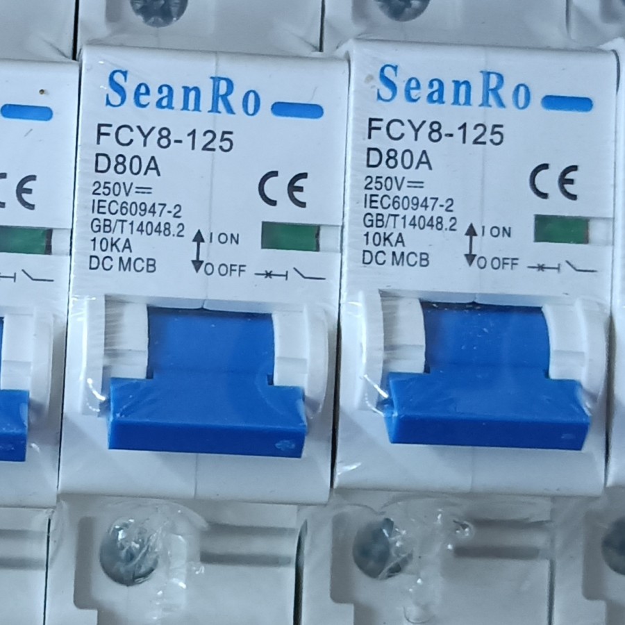 mcb dc 1P mcb panel surya 80A 100A 125A mcb PV motor listrik seanro ...