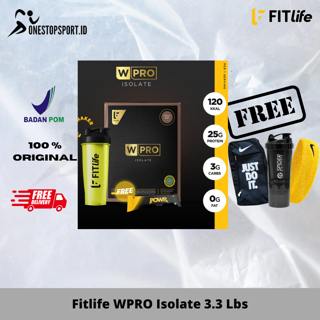 Fitlife WPRO Isolate Wheypro 3.3lbs Whey Protein Isolate 50 serving ...