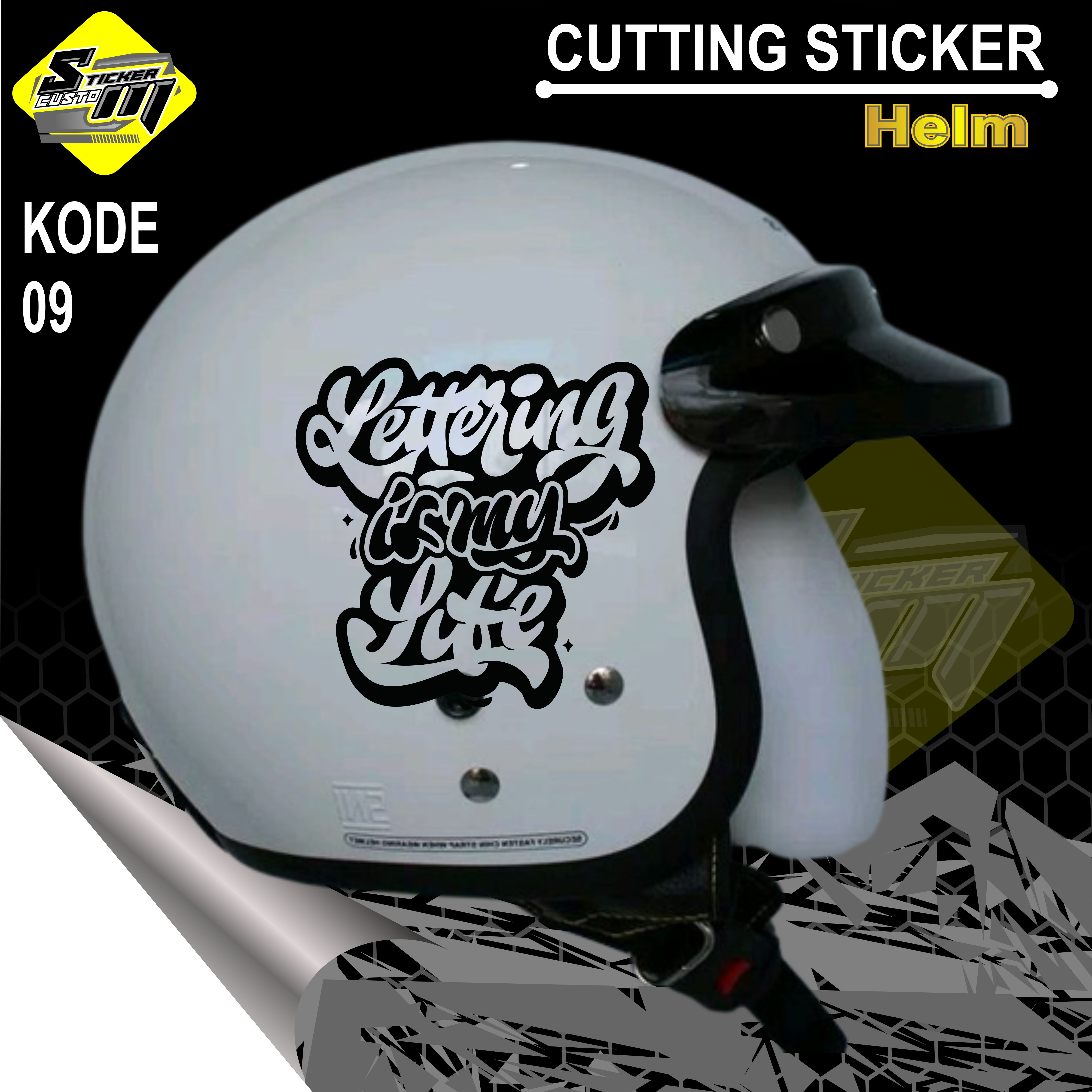 ( NEW )Stiker Helm Bogo - Cutting Sticker Variasi Helem Bogo Setiker ...