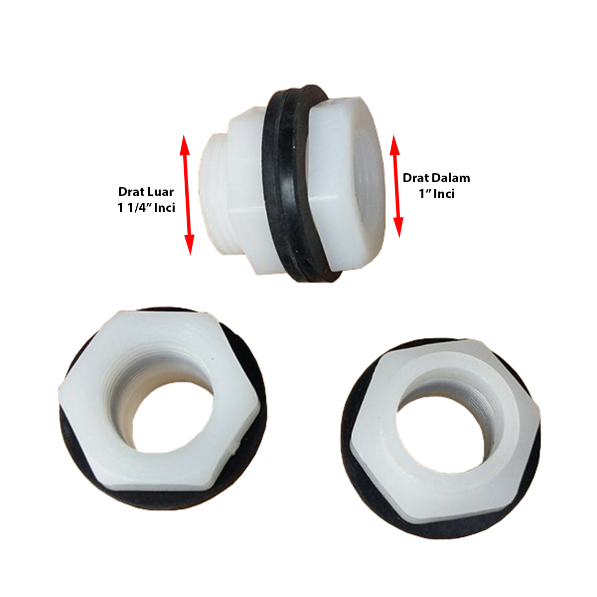 Mur Drat Toren 1 1/4" x 1" Inci / Vlok Ring Toran / Nepel Tandon / Sock ...