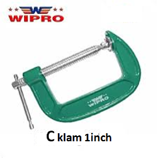 Catok G Clamp C 1 Inch Press C Clamp Kayu Wipro | Lazada Indonesia
