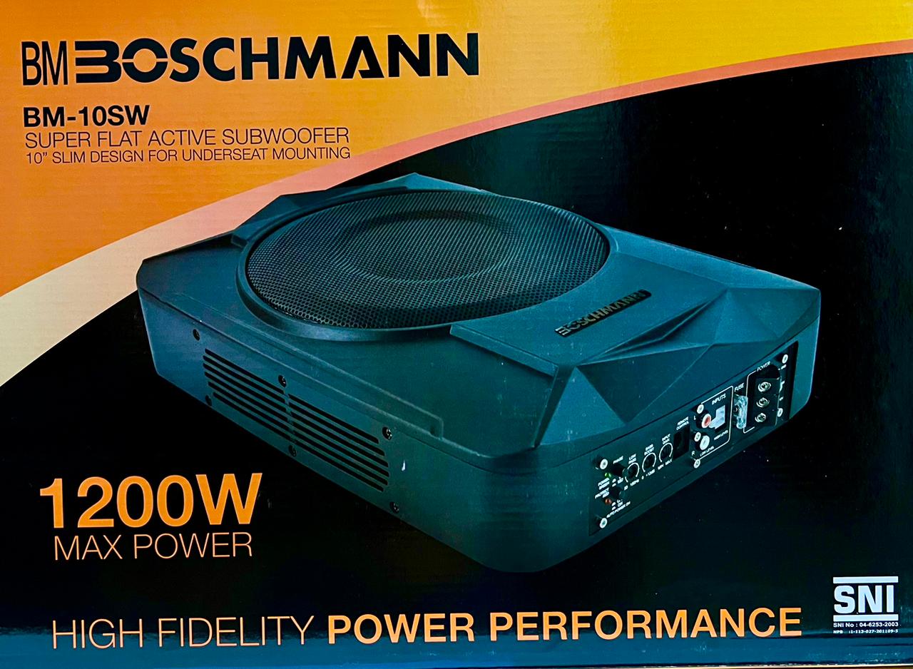 Sub Woofer Kolong Aktif 10 inch Boschmann BM-10SW | Lazada Indonesia