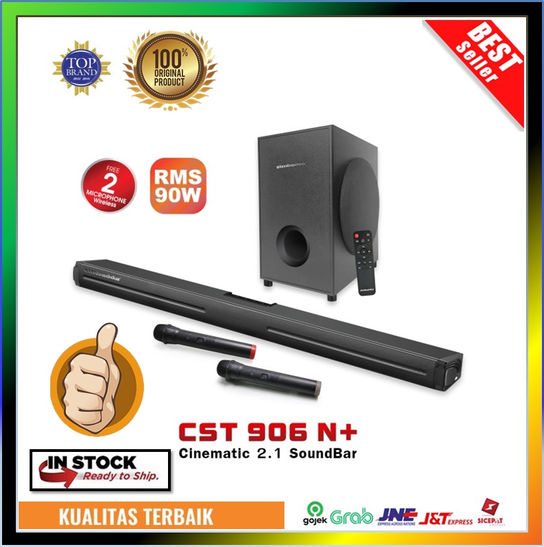 Simbadda CST 906N+ Soundbar TV Wireless Bluetooth Home Theater Bass+MIC ...