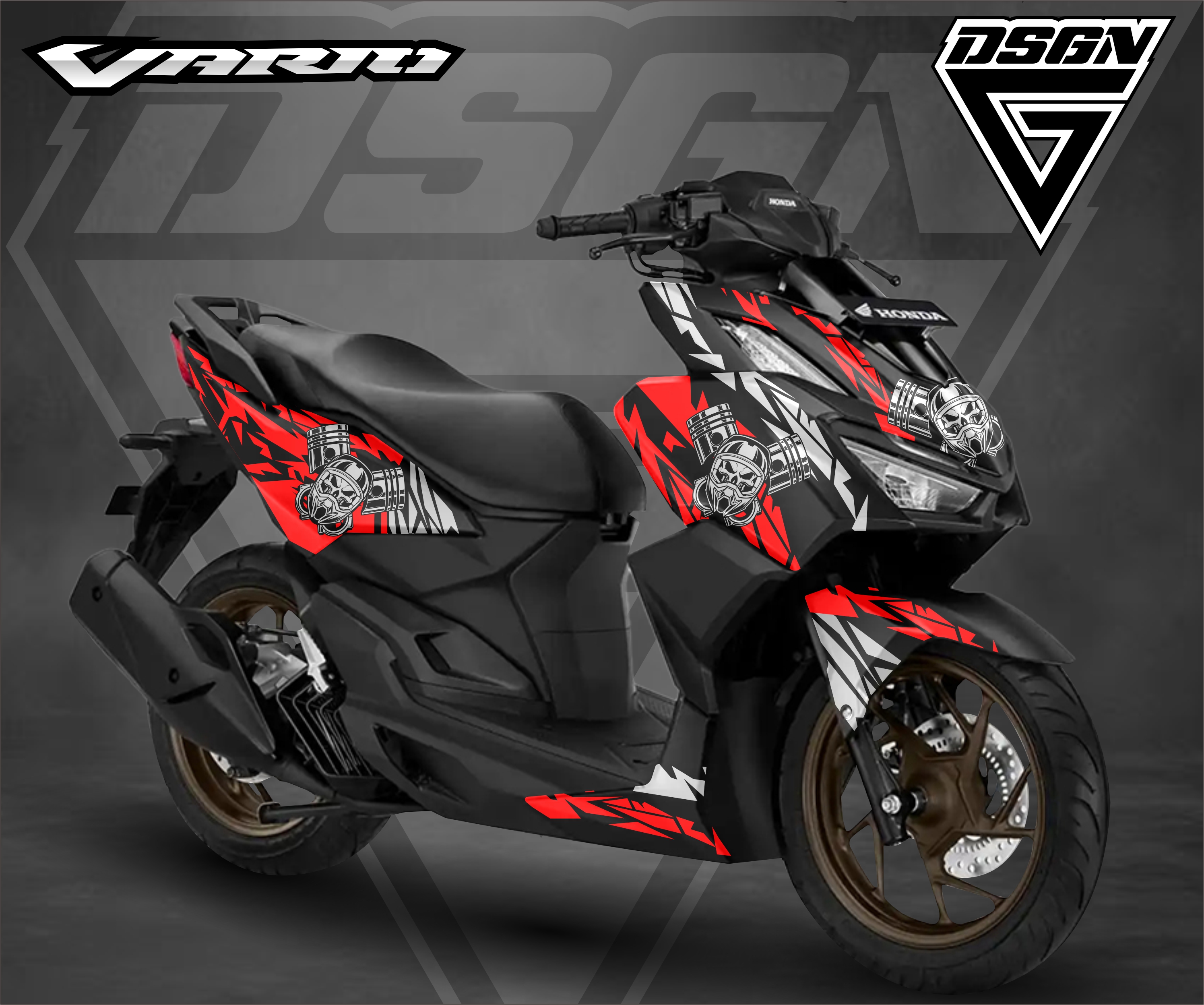 Decal Vario Sticker Honda Vario 160 Fullbody 2022 Dekal All New Vario ...