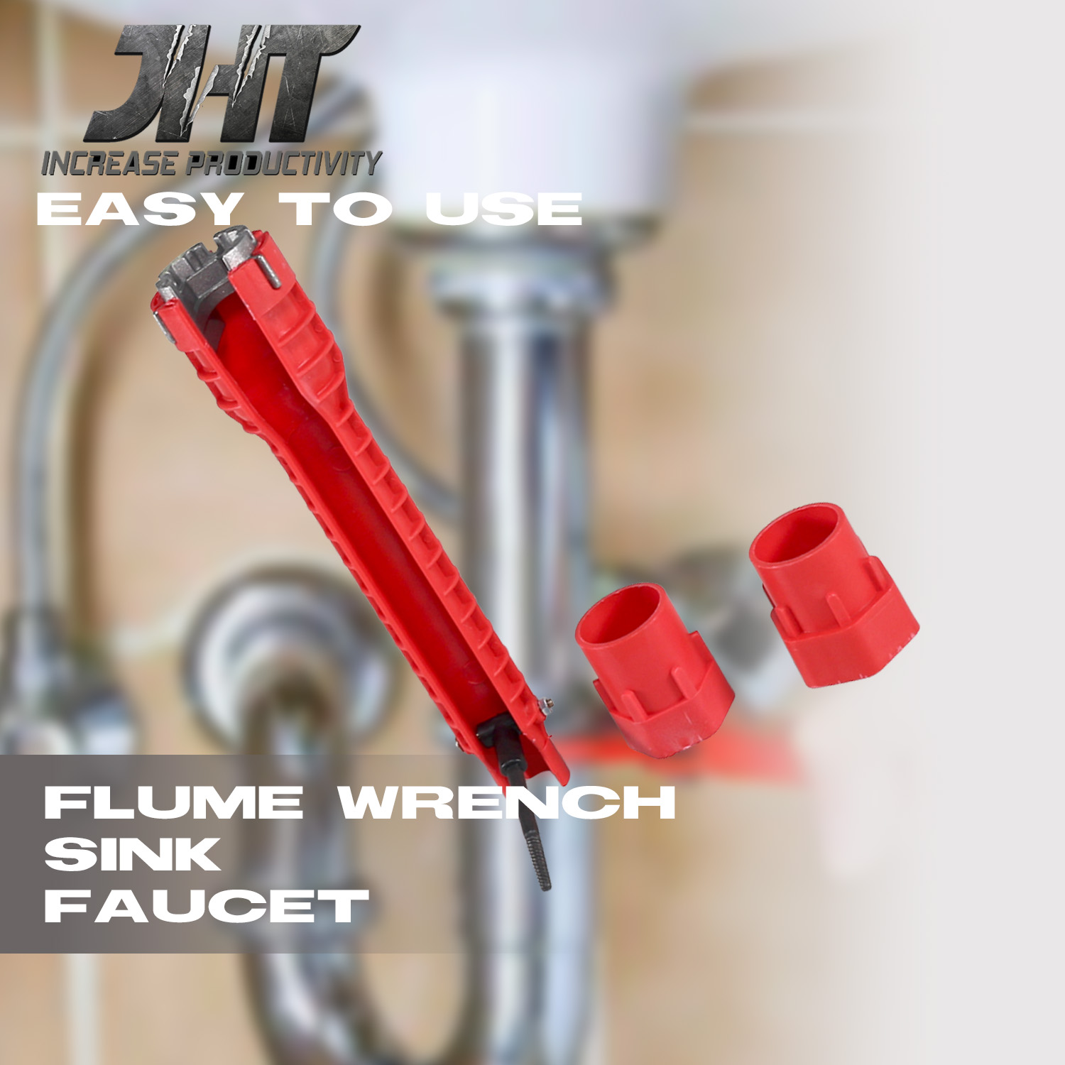 JHT Flume Wrench Sink Faucet Key Pipa Kran Pemanas Sink Air | Lazada ...