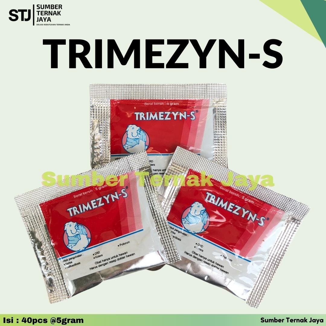 TRIMEZYN-S kemasan 5 Gram Obat Korisa Colibacillosis Kolera Pullorum ...