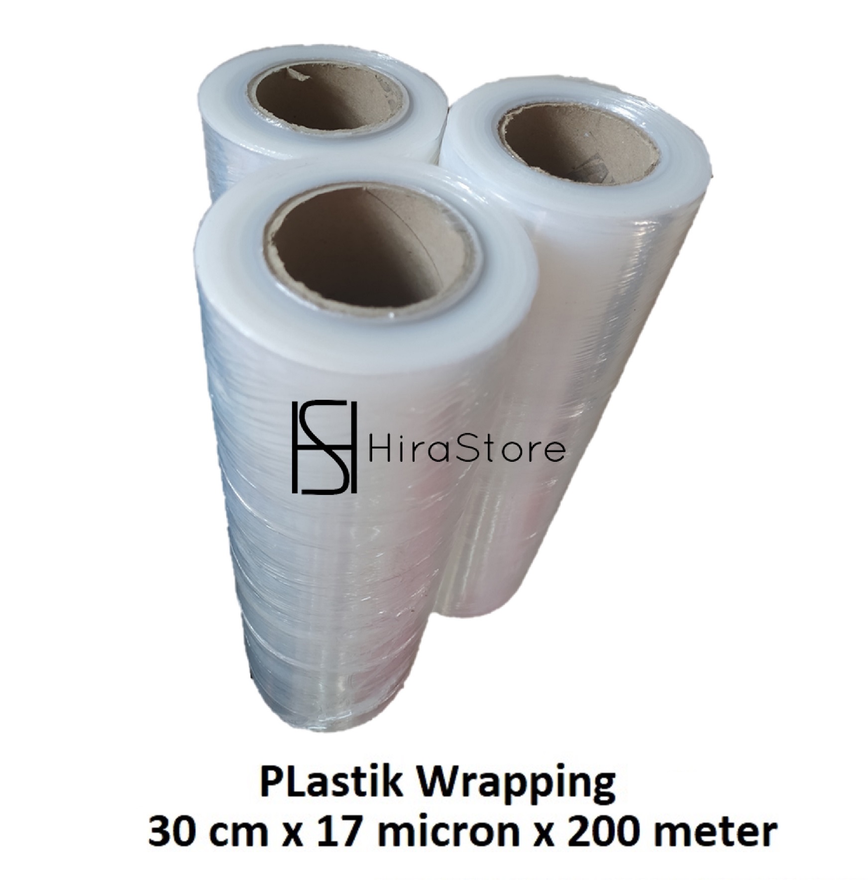 Plastik Wrapping 30 cm x 17 Micron x 180 meter / Stretch Film Tebal ...