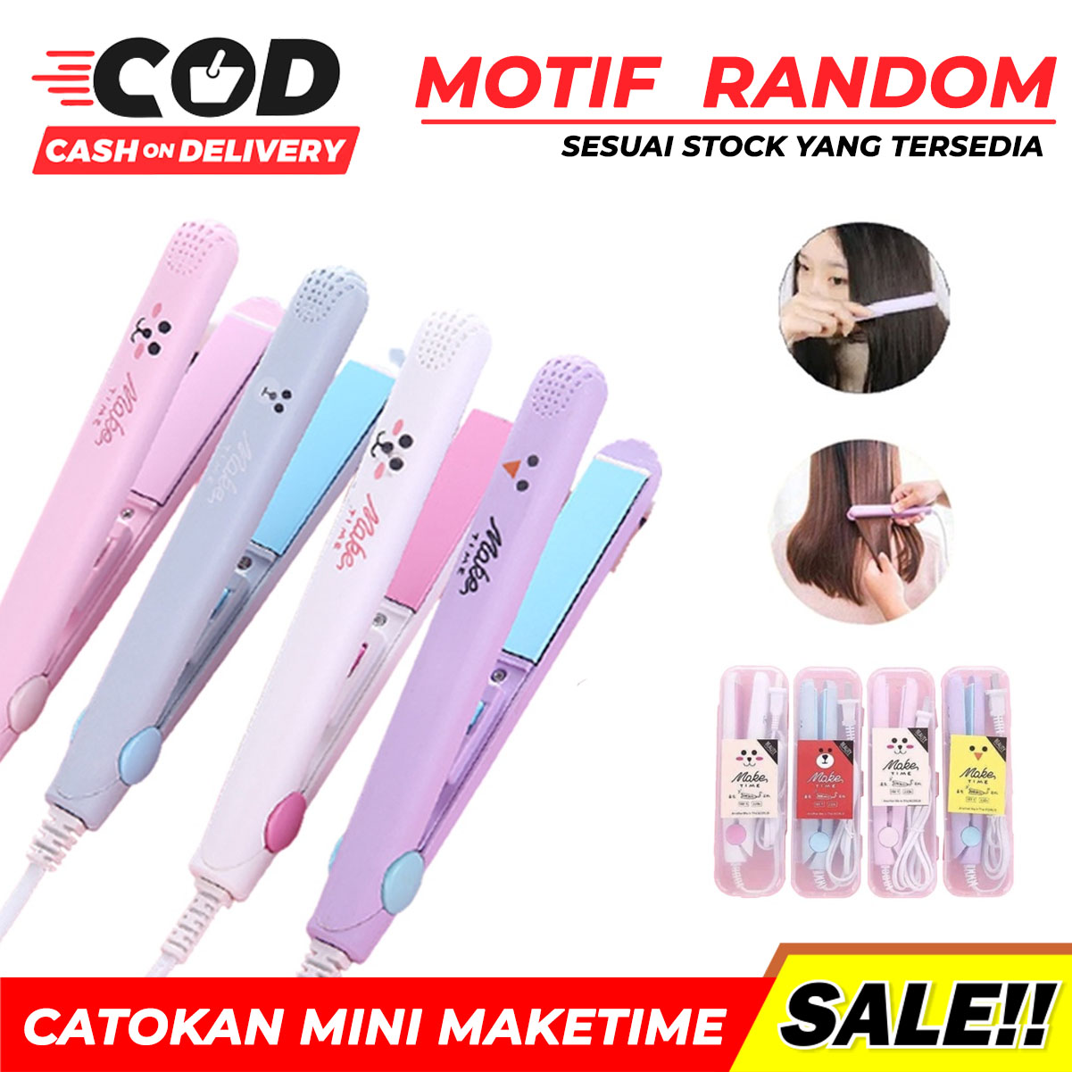 Catokan Pelurus Rambut - Catokan Rambut Keriting - Catokan Mini - Catok ...