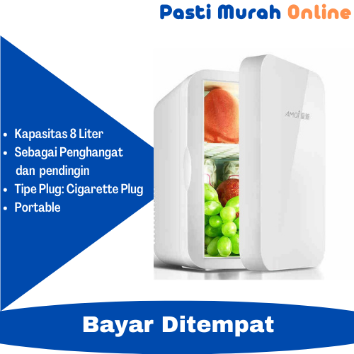 Kulkas Mini Portable 8L untuk Mobil Model Minimalis - Dengan 2 Fungsi ...