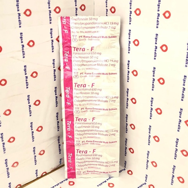 Tera F isi 10 Kaplet - Obat Batuk & Flu | Lazada Indonesia