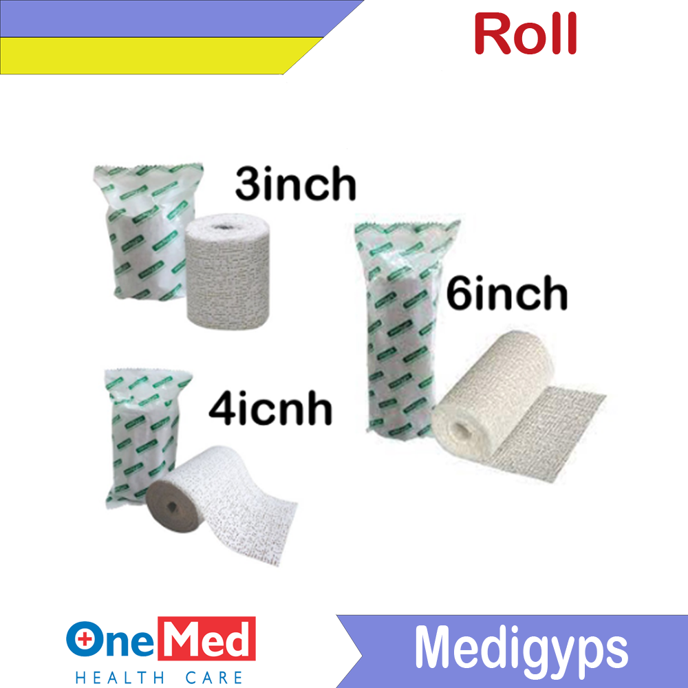 Medigyps Patah Tulang Ortopedi Gips Onemed Ukuran 3 inch 4 inch 6inch ...