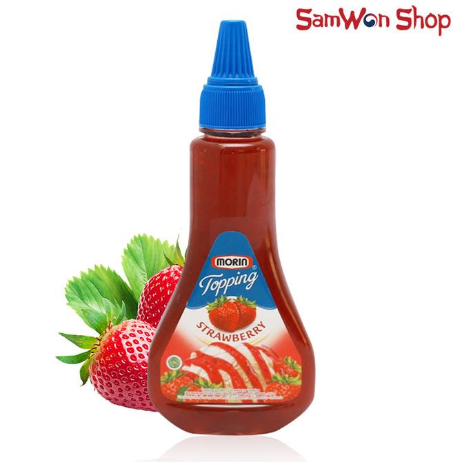 BISA COD MORIN TOPPING 310 GRAM SAUCE SYRUP / TOPING BERRY COKELAT ...