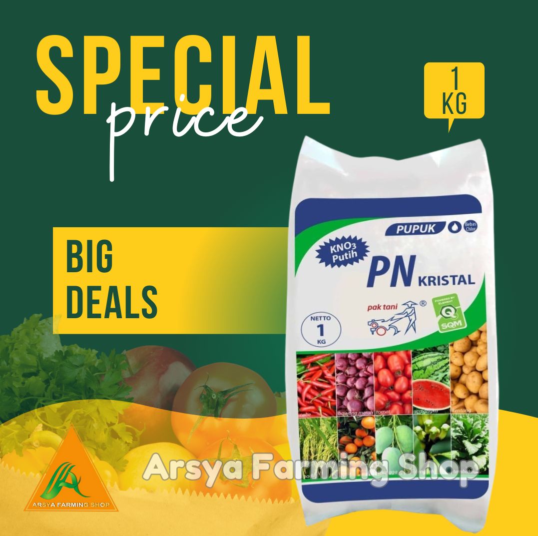 Pupuk PN Kristal / KNO3 Pak Tani 1 Kg | Lazada Indonesia