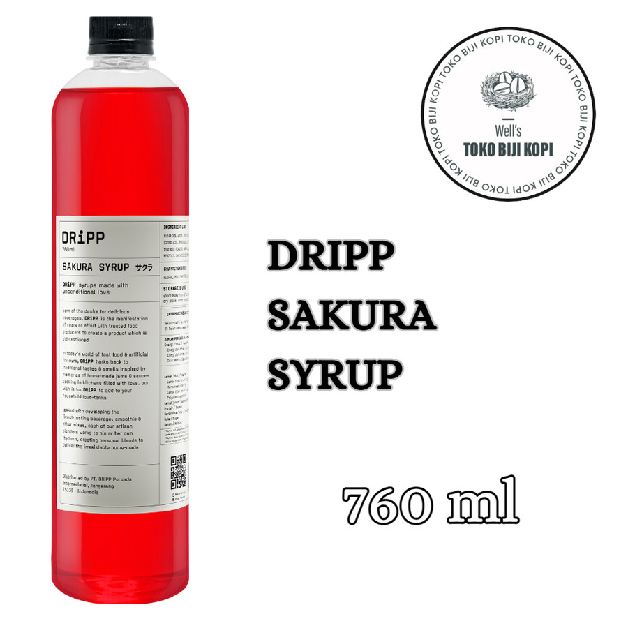 DRIPP SYRUP SAKURA FLAVOUR - 760 ML / SIRUP DRIPP SAKURA | Lazada Indonesia