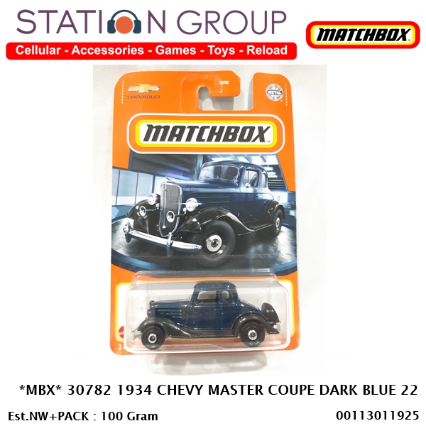 MATCHBOX 30782 1934 CHEVY MASTER COUPE DARK BLUE 22 - DIECAST | Lazada ...
