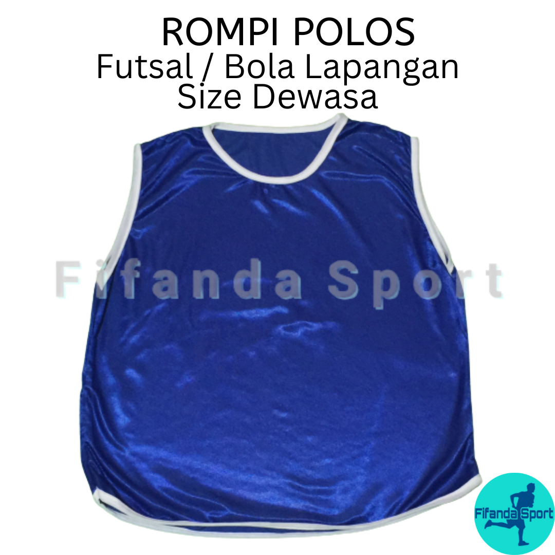 Rompi Futsal Polos Tanpa Sablon Jersey Latihan Sepak Bola Lapangan Size ...