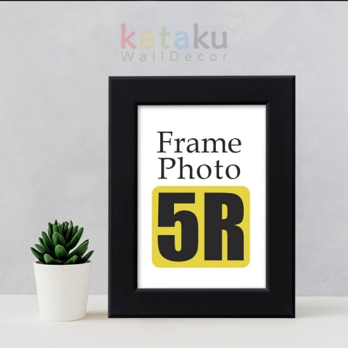 Bingkai Foto 5R Pigura Photo Frame 5R include Cetak Foto 5R (13x18cm ...