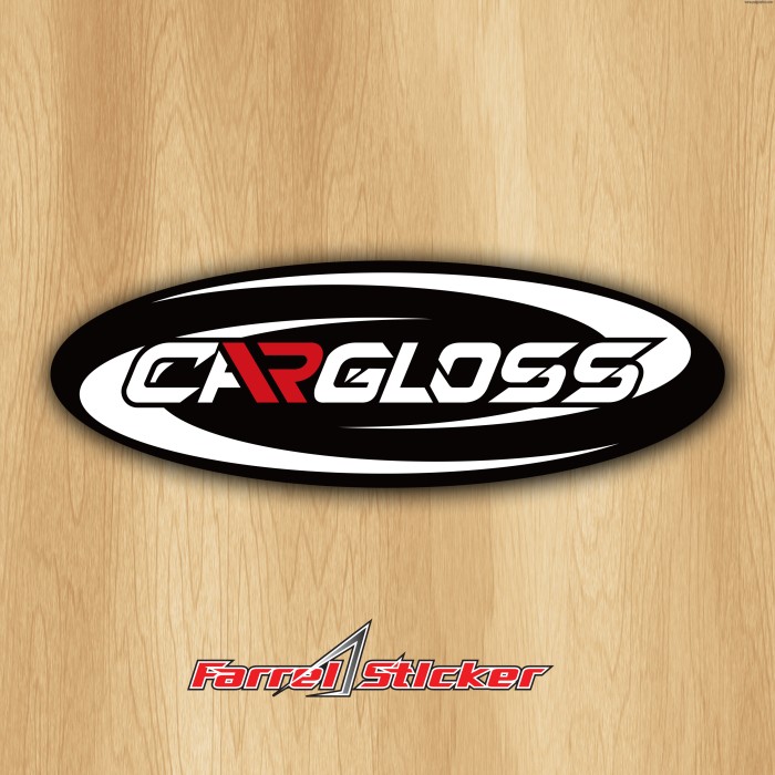 STICKER helm CARGLOSS STIKER HELMET CARGLOSS - Oval | Lazada Indonesia