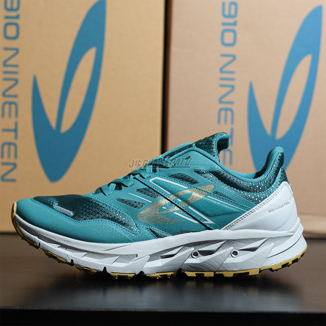 Sepatu Running 910 Nineten Yuza Evo – Hijau/Abu/Emas | Lazada Indonesia