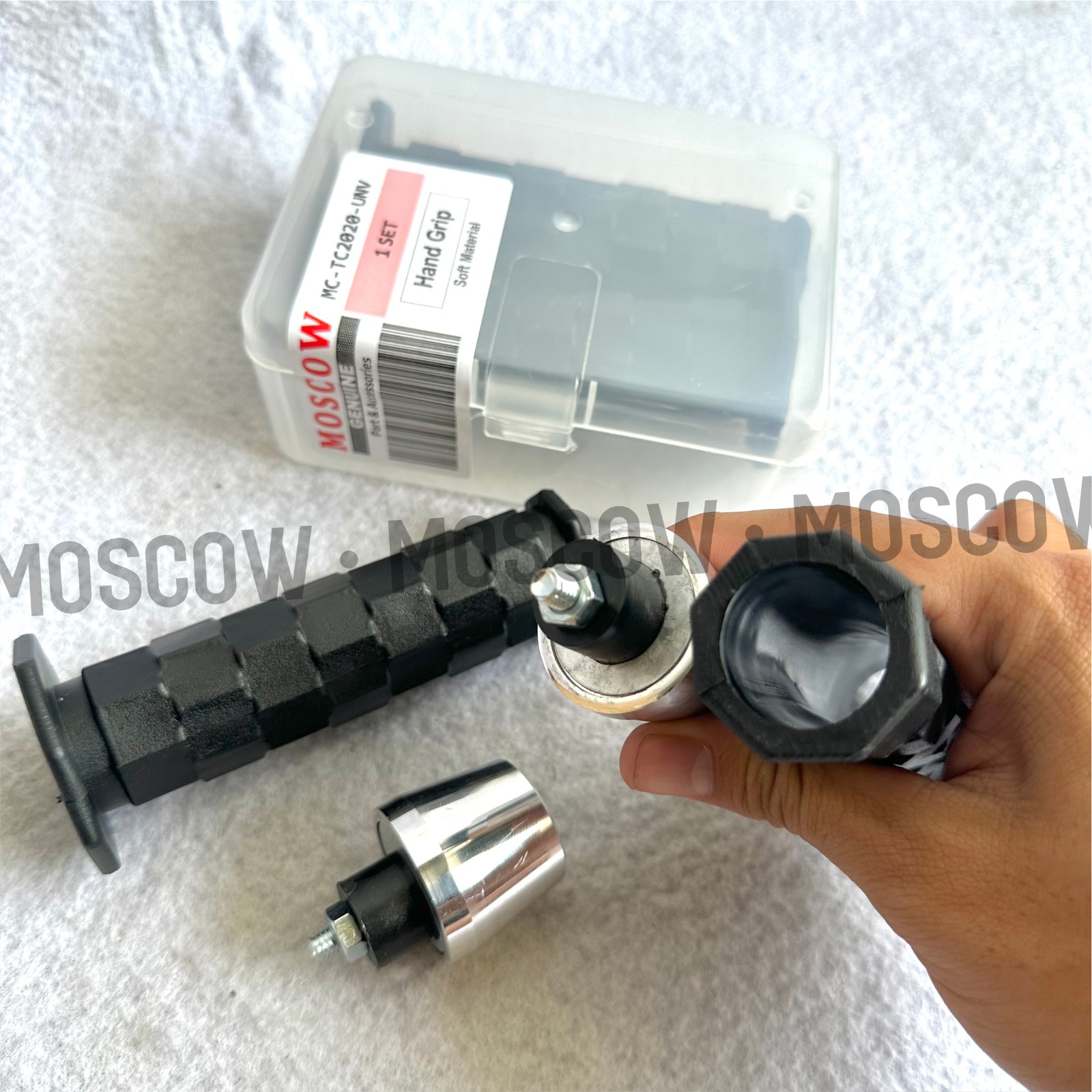 PAKET HANFAT HITAM KOTAK DAYTONA HANDFAT MOTOR SARUNG GAS PEGANGAN ...