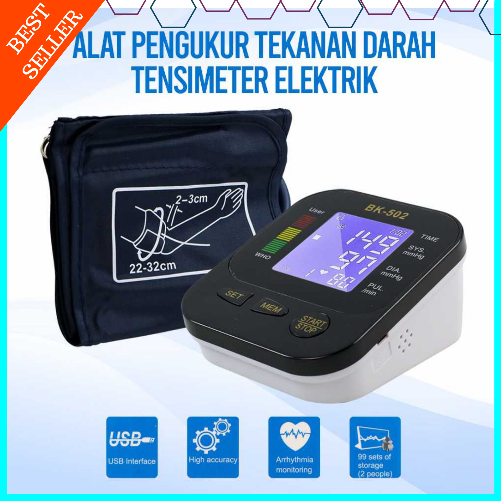 COD Pr Sung Alat Pengukur Tekanan Darah Tensimeter Elektrik - BK-502 ... COD Pr Sung Alat Pengukur Tekanan Darah Tensimeter Elektrik - BK-502 ...