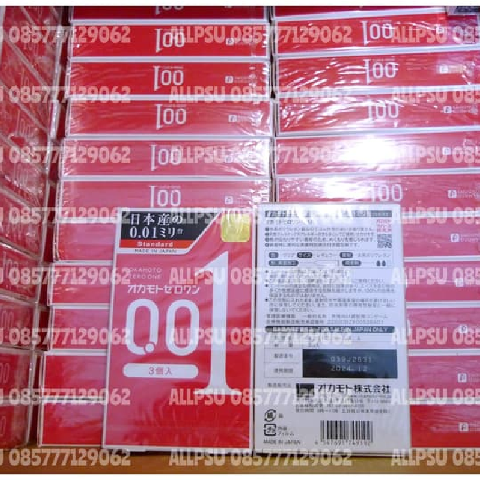 Okamoto Zero One 001 0.01 Condom Japan Original Pack 3 Pcs | Lazada ...