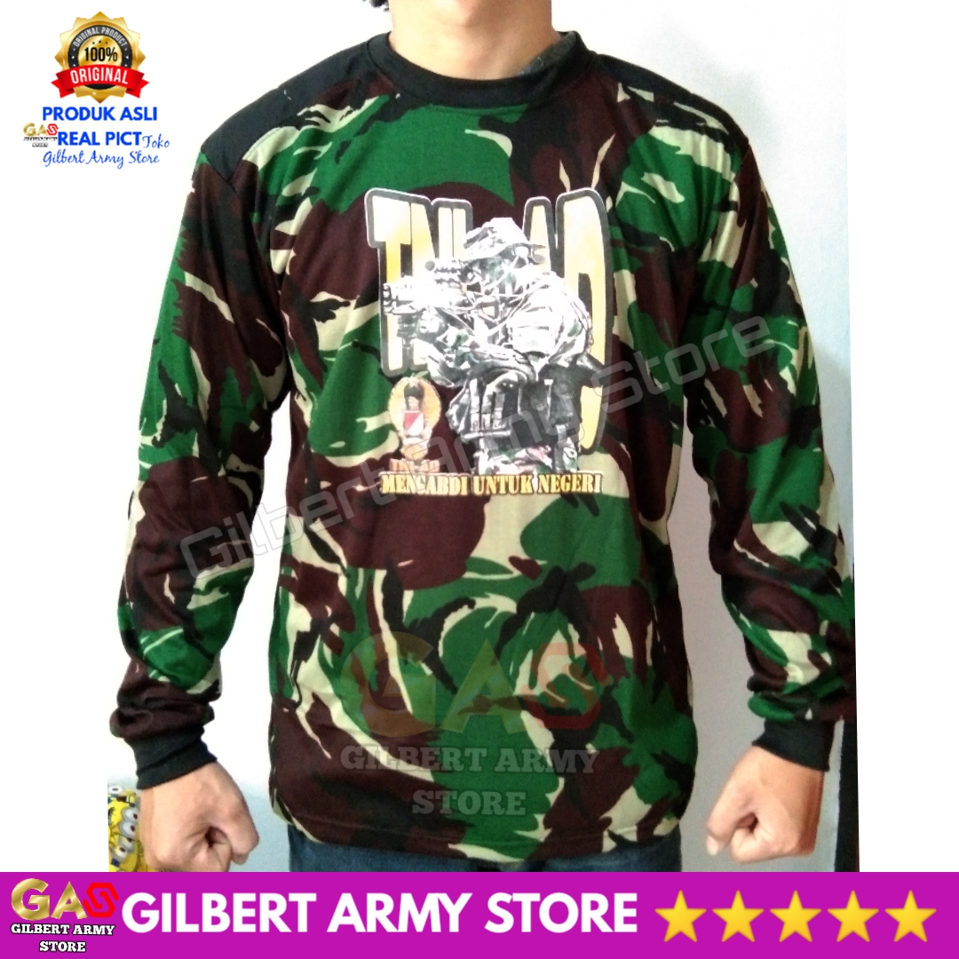 GILBERT ARMY STORE Kaos Loreng Army Pria Terbaru Lengan Panjang Pria ... GILBERT ARMY STORE Kaos Loreng Army Pria Terbaru Lengan Panjang Pria ...