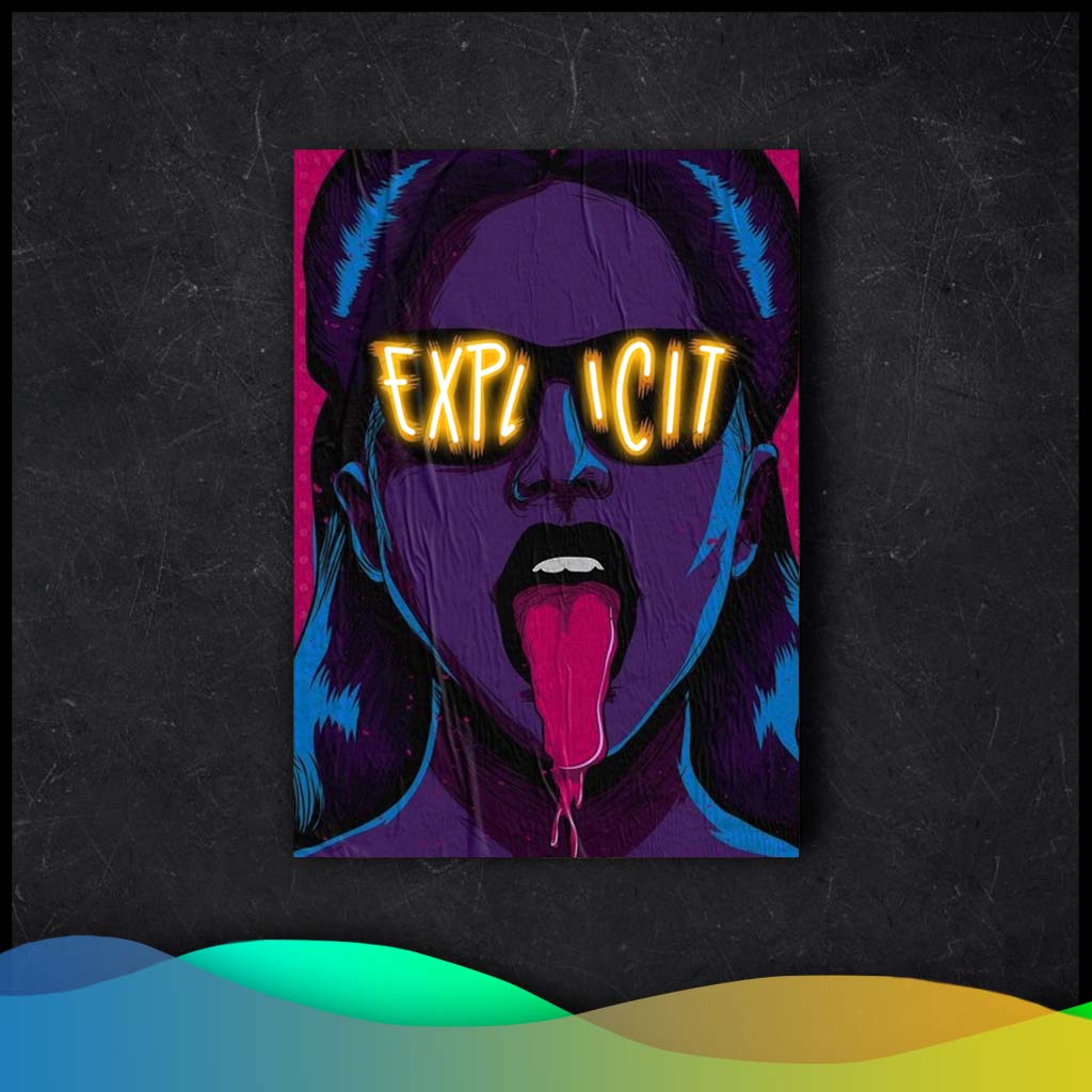 Lukisan Neon Flex Quotes / Custom Lukisan Neon Flex + UV 70X50CM ...