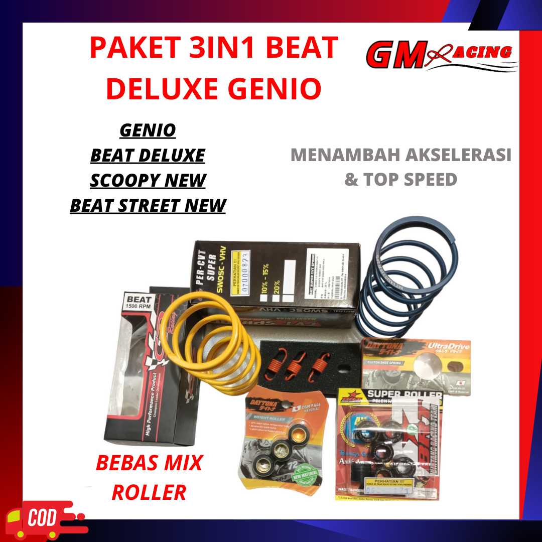 PAKET CVT BEAT DELUXE ROLLER BRT PER CVT CLD PER SENTRI DAYTONA BEAT ...