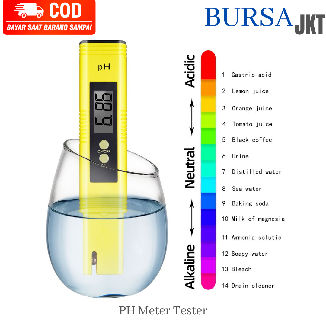 Ph METER DIGITAL 3 POCKET ALAT PENGUKURAN KEASAMAN Ph AIR 3IN1 | Lazada ...