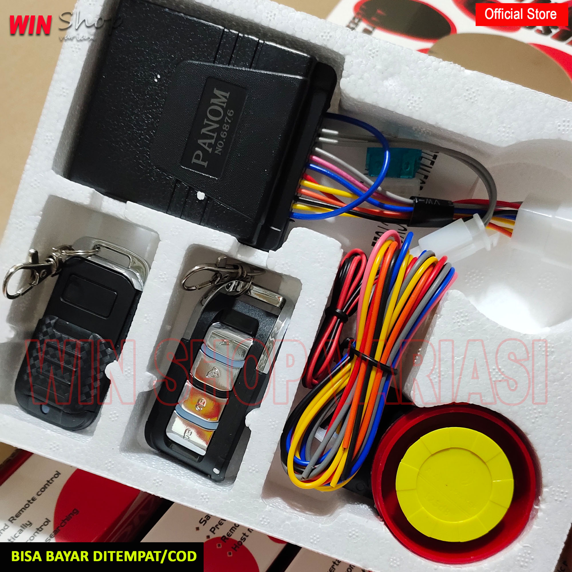 Alarm Motor Remote Fitur Lengkap / motorcycle alarm system Dengan ...