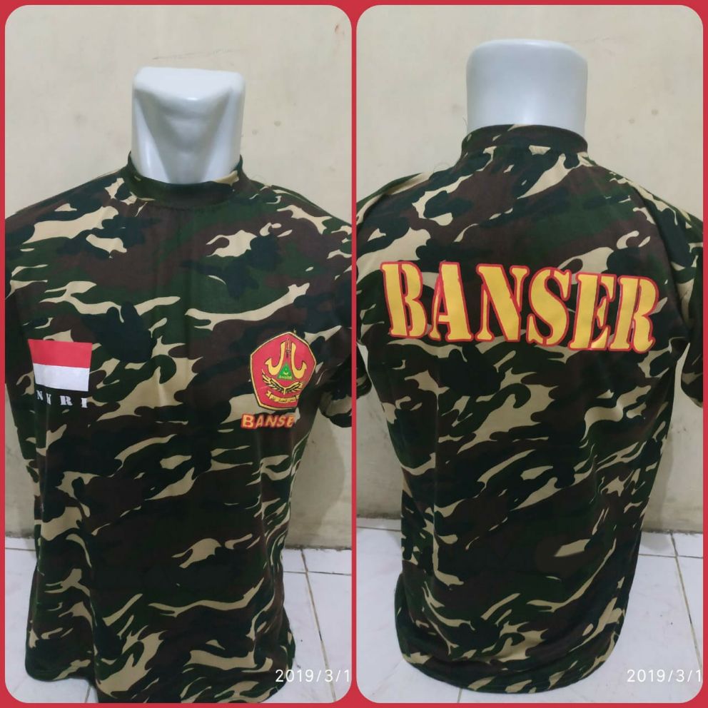 KAOS OBLONG PENDEK DORENG NASIONAL BANSER/SABLON BANSER | Lazada Indonesia