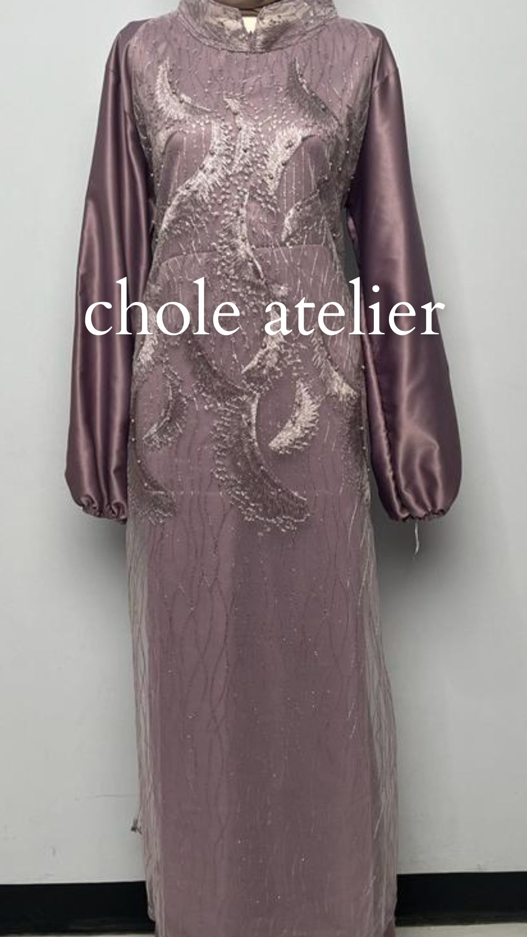 GUZELIM DRESS + BRUKAT / BAHAN SATIN ROBERTO CAVALLY / GAUN KONDANGAN ...