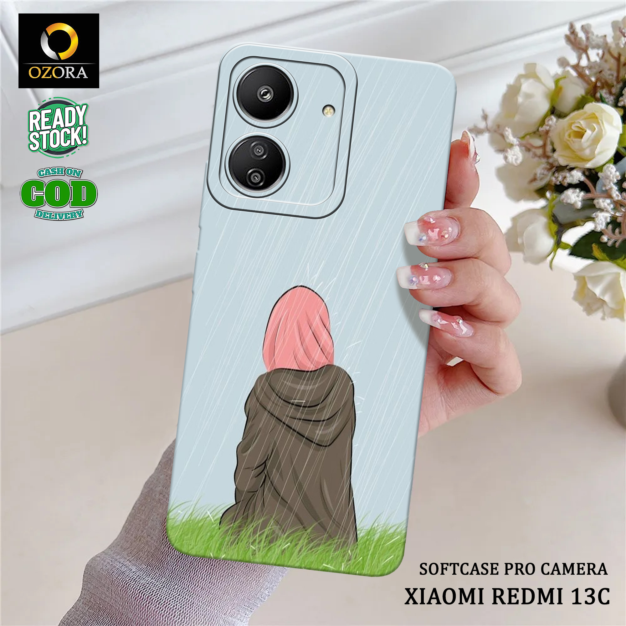 Case Xiaomi Redmi 13C - Fashion Case HIJAB - Casing Hp Xiaomi Redmi 13C ...