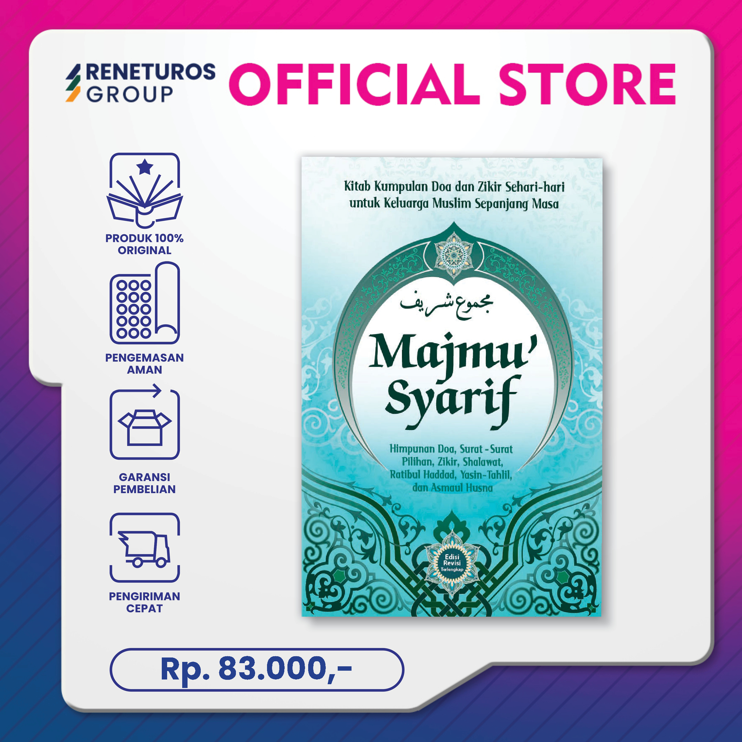 Rene Turos - Majmu Syarif Tosca (SC) Kitab Kumpulan Doa dan Zikir ...