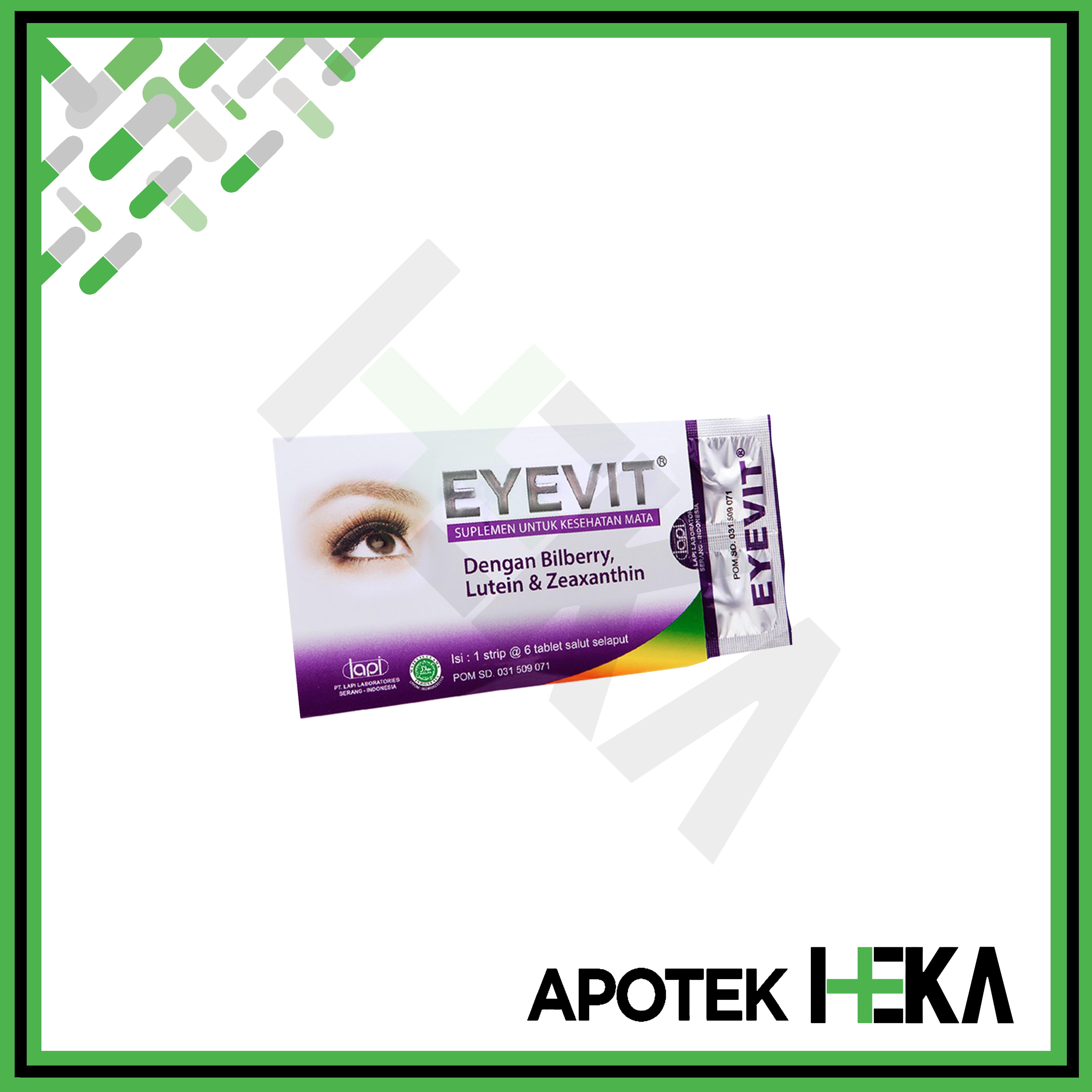 Eyevit Tablet Vitamin Mata Strip isi 6 Tablet | Lazada Indonesia