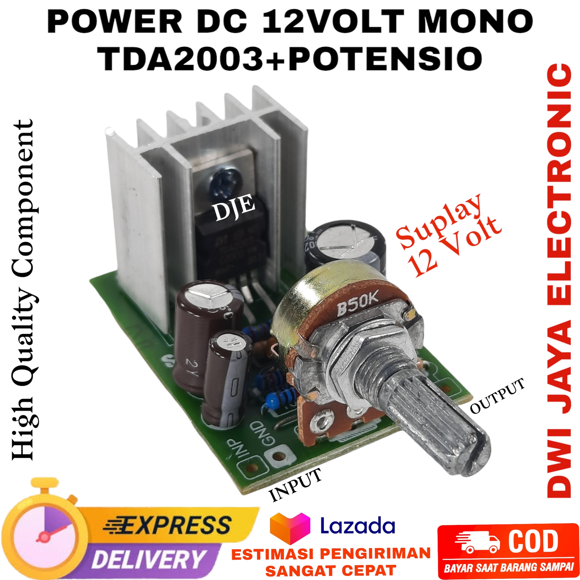 Kit Power Amplifier Mono Tda 2003 at Clarence Swingle blog