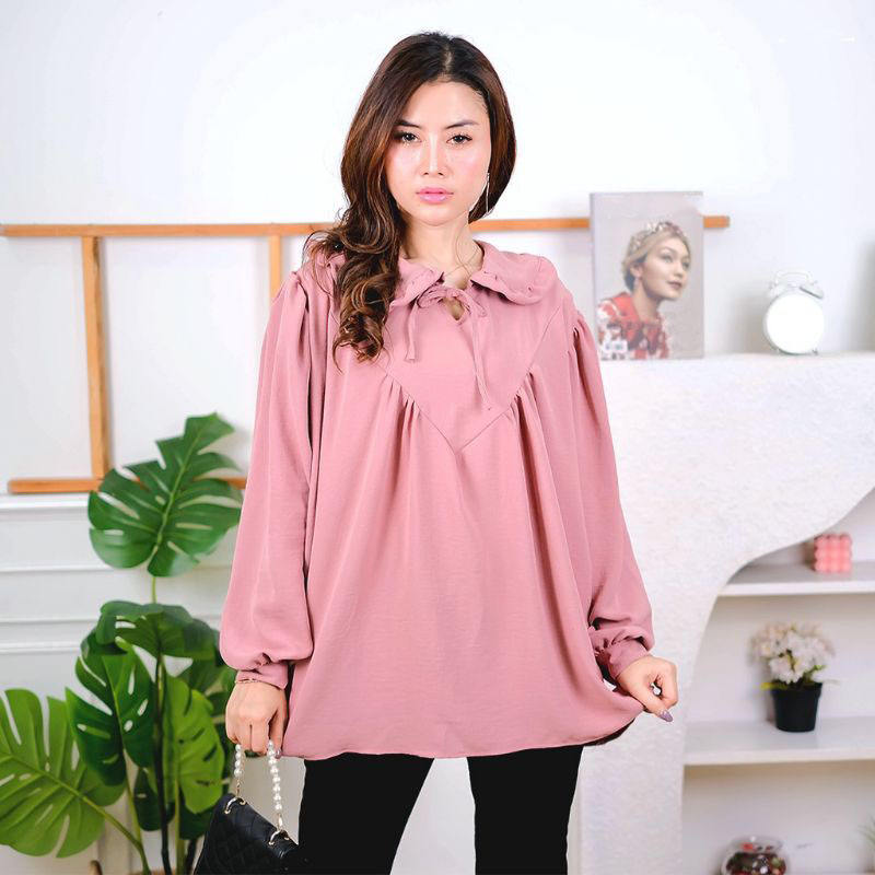 Tokogo.id - Lavita Blouse Delova Premium AirFlow Crinkle | Lazada Indonesia