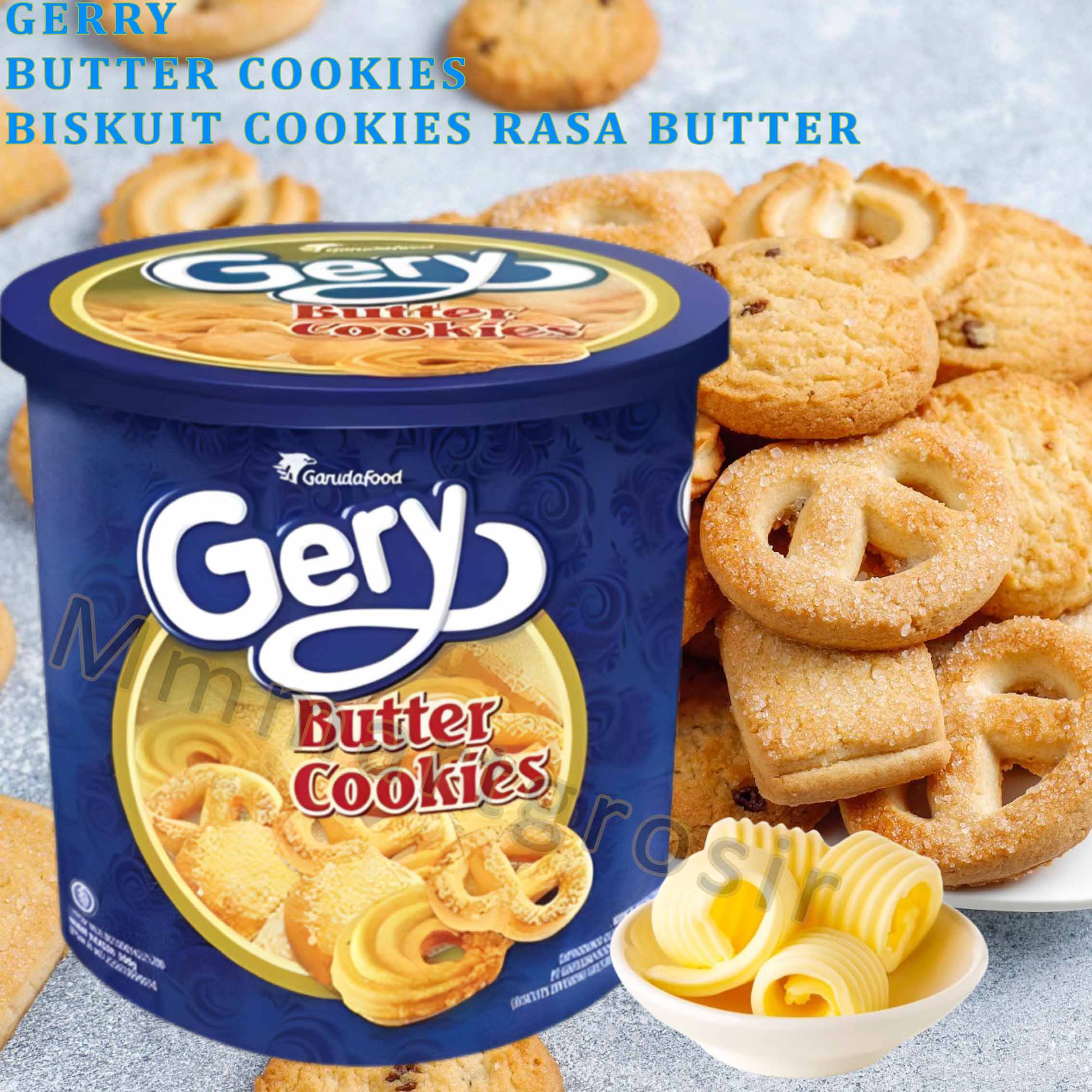 Gerry / Biskuit Butter Cookies / Biskuit Cookies Aroma Butter / 300gr ...