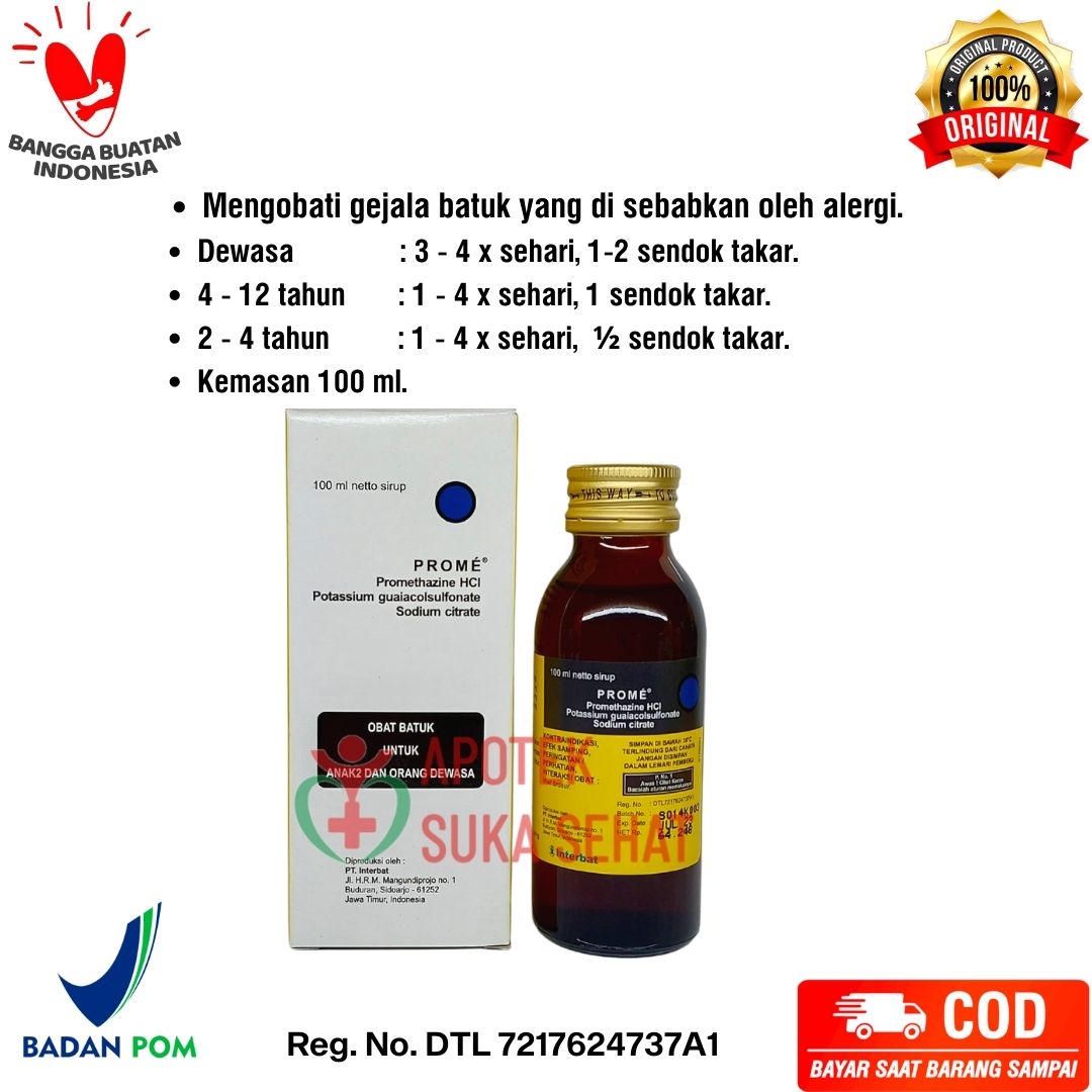 PROME SIRUP 100 ML | Lazada Indonesia