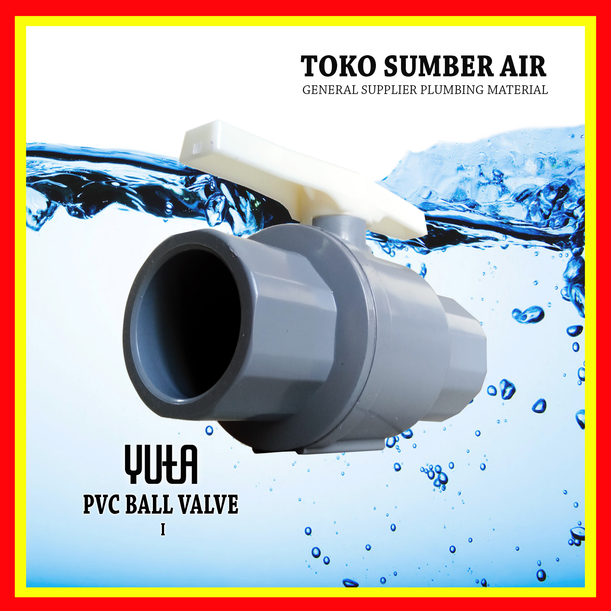 KRAN PVC 4 INCHI – BALL VALVE – MERK YUTA | Lazada Indonesia