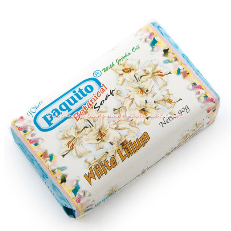 Paquito 90gr Botanical Soap White Lilium Sabun Mandi Batang Warna Putih ...