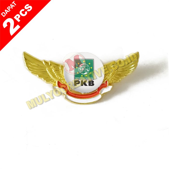 Pin Bros Partai PKB Lencana Wing Logo Partai PKB Pin Partai Kebangkitan ...