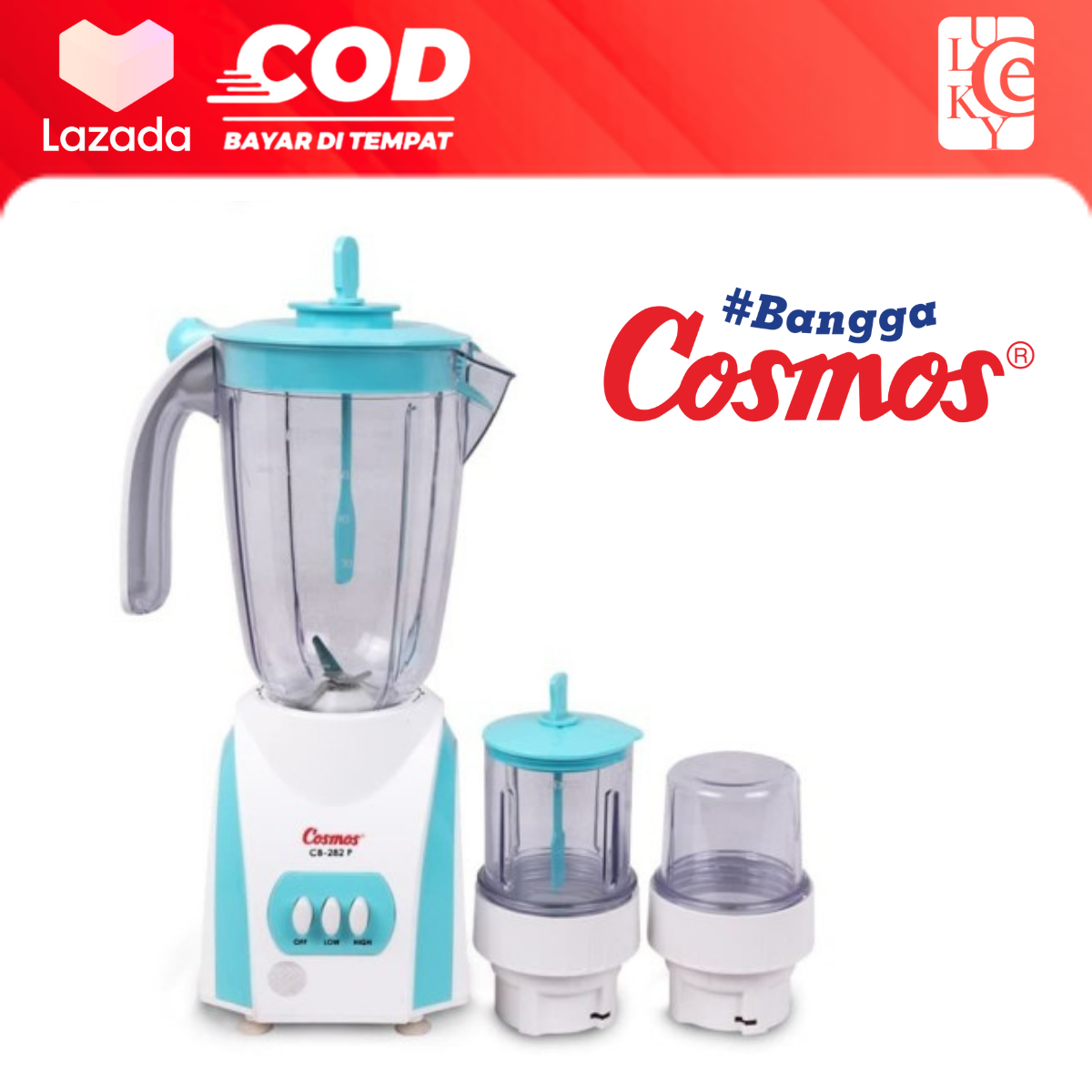 Cosmos CB282G Blender Kaca 2 Liter Kapasitas Jumbo Blender Model ...
