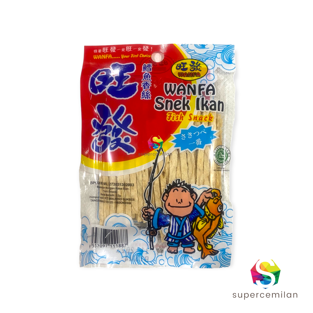 Wanfa Snek Ikan Kering Malaysia Fish Snack 12 Gram | Lazada Indonesia