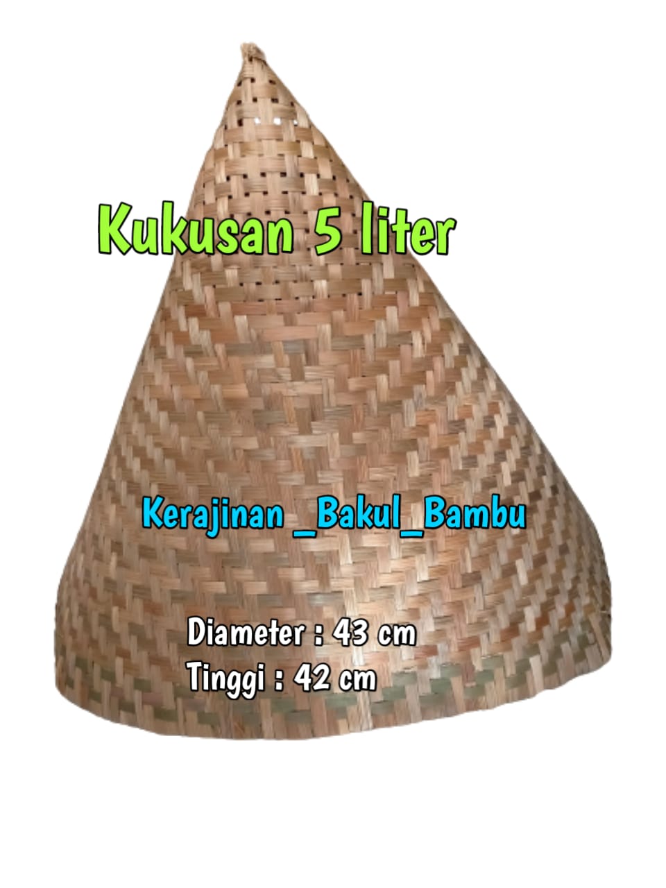 Kukusan bambu Kukusan LEPE 5 liter kukusan anyaman bambu tradisional ...