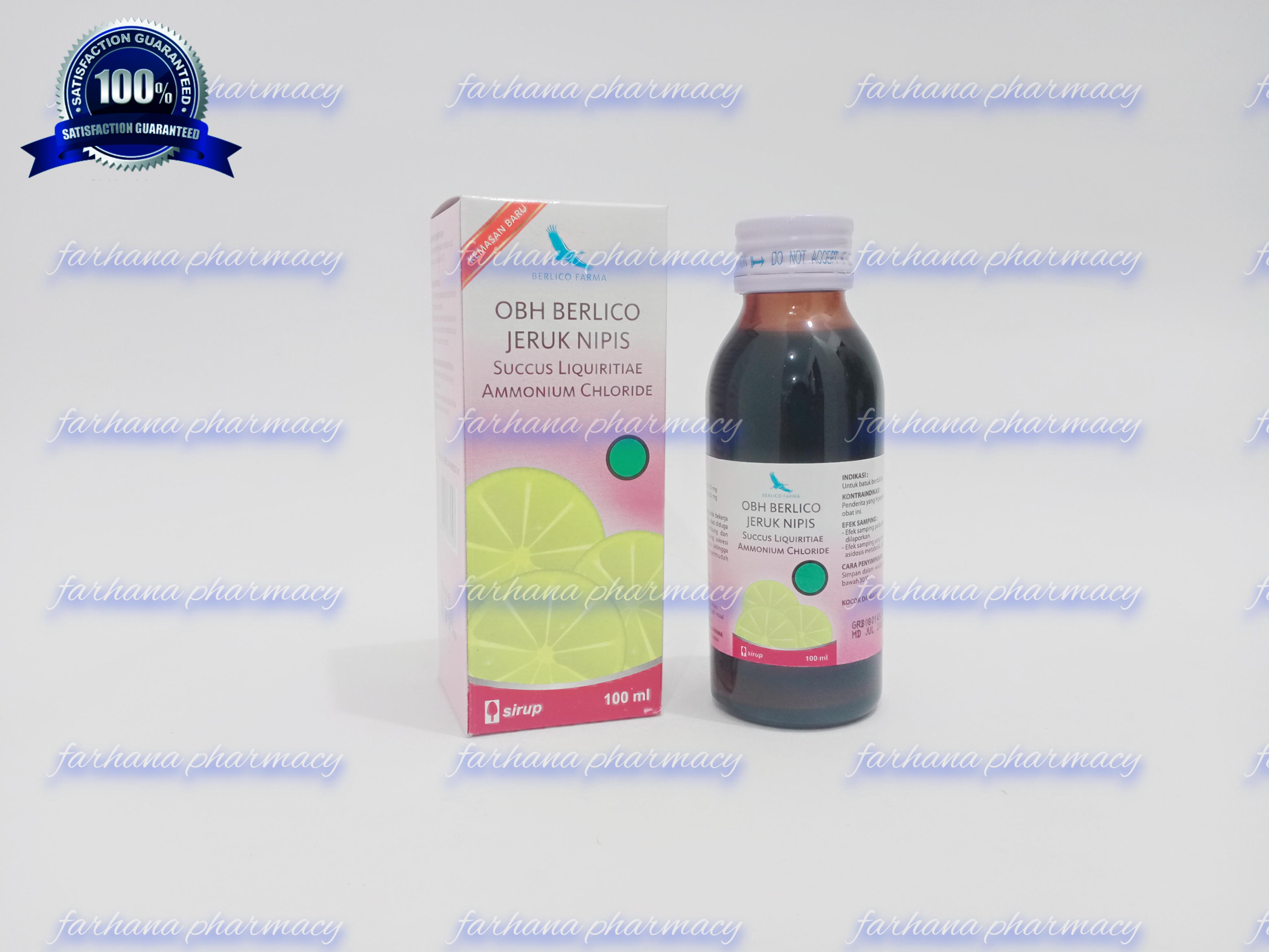 OBH Berlico Jeruk Nipis 100 ml Sirup / Untuk Batuk Berdahak | Lazada ...